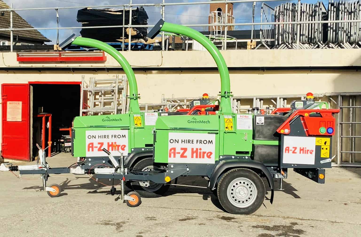 Wood Chipper Mulcher Shredder 6" Hire in Dublin - A-Z Hire